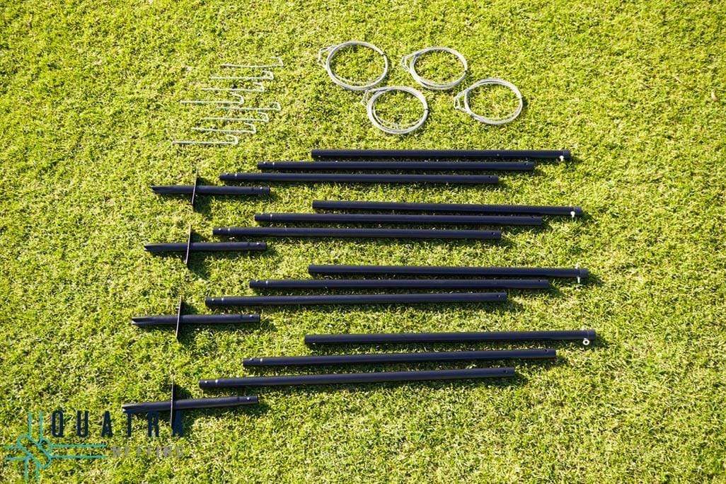 3m Support Post With Turf Ground Spike – Quatra Sports