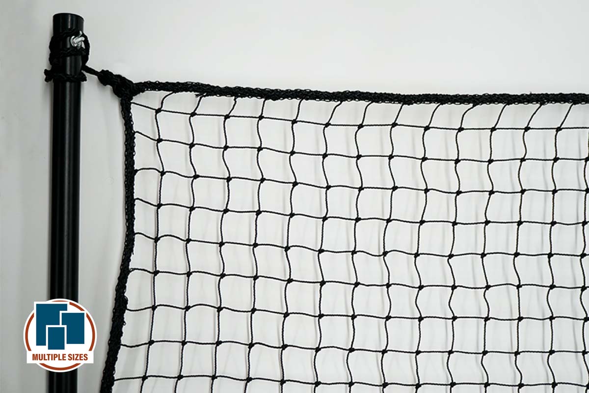 Ball Stop Barrier Nets with 2 Support Posts - 40mm sq (Multiple Sizes ...