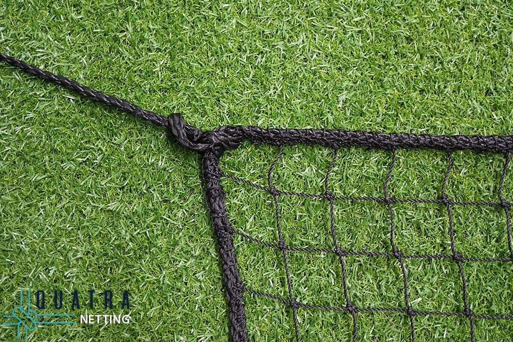 Soccer Barrier Netting - 40mm sq with 6mm Rope Border (Multiple Sizes ...