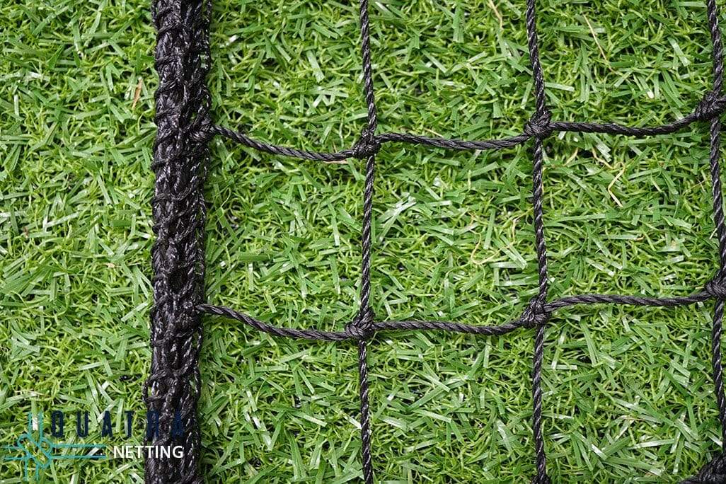 Soccer Barrier Netting - 40mm sq with 6mm Rope Border (Multiple Sizes ...