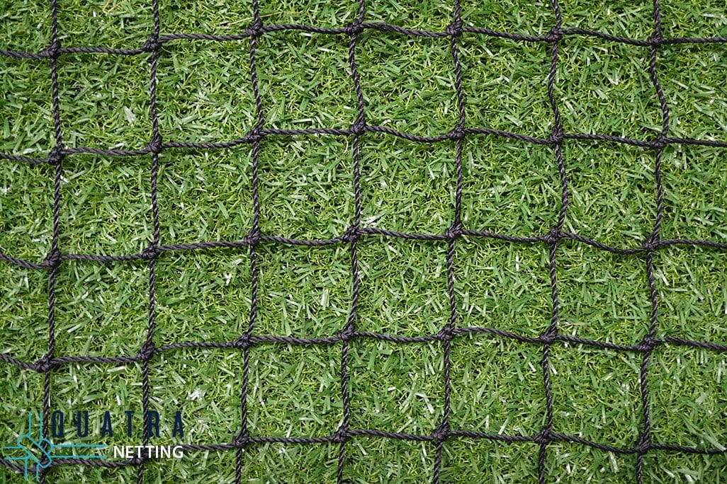 Soccer Barrier Netting - 40mm sq with 6mm Rope Border (Multiple Sizes ...